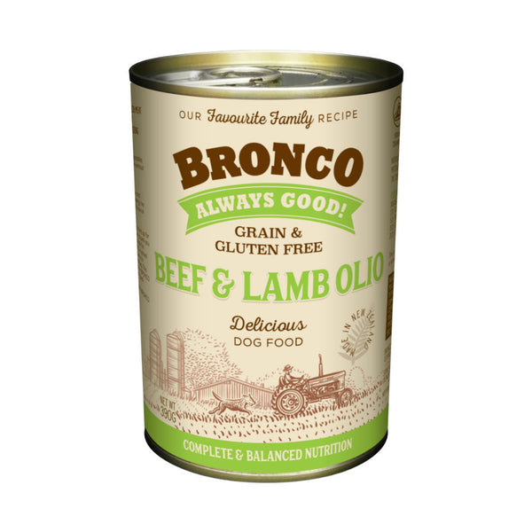 Bronco No Artificial Preservatives Canned Wet Dog Food Grain Gluten Fr ...